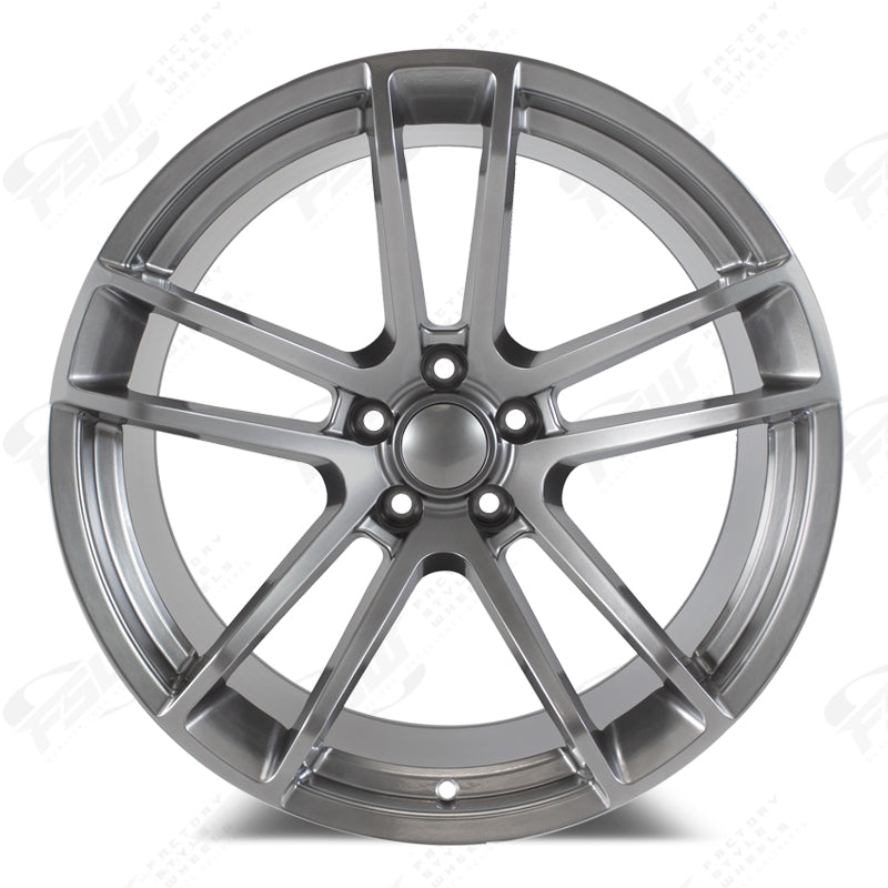 Chrysler Wheels F1199 20x9.5/20x11 5x115 Crystal Grey fit 300 300C Hel ...