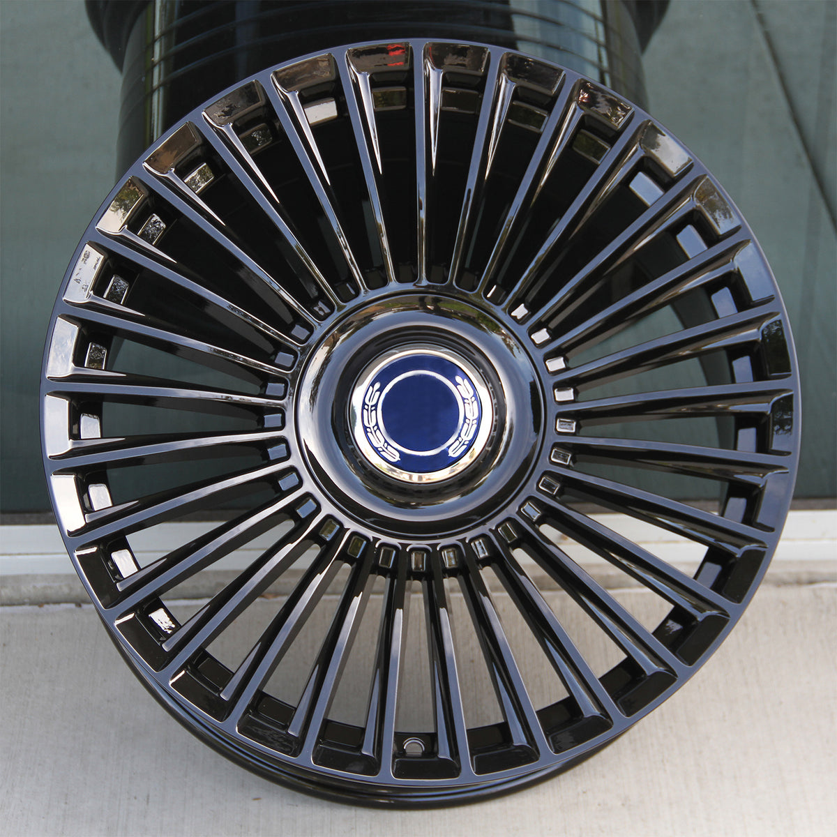 Mercedes Benz Wheels OS FF02 20x8.5/20x10 5x112 Gloss Black fit S CL E ...