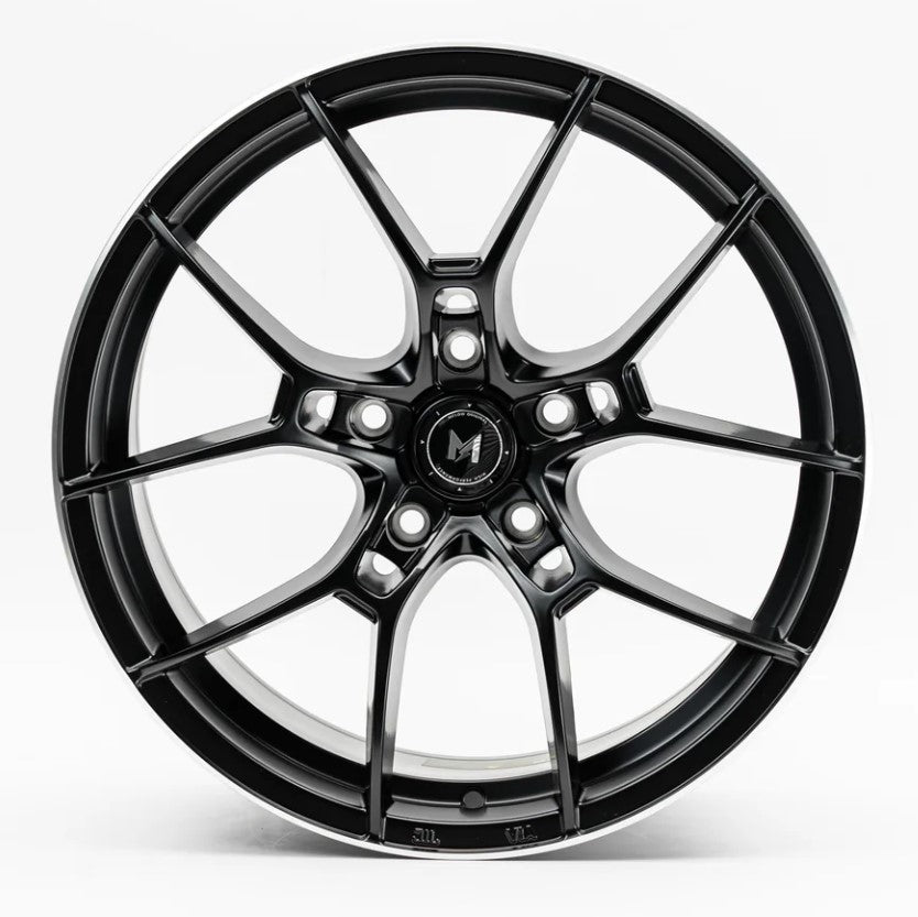 MFLow Racing Wheels MFR4 Matte Black Machined Tip – WheelplusUSA
