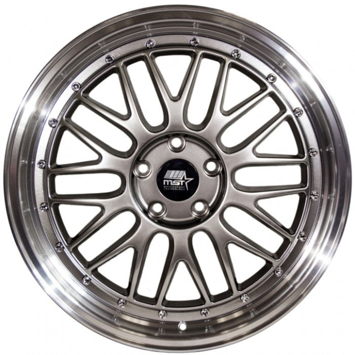 MST Wheels Leman Hyper Black Machined Lip – WheelplusUSA