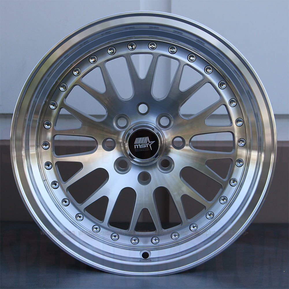 MST Wheels Mt10 Silver Machined Face – WheelplusUSA