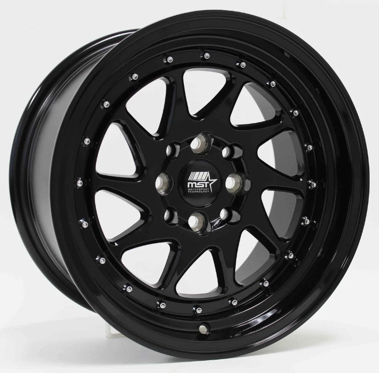 MST Wheels Mt28 Glossy Black – WheelplusUSA