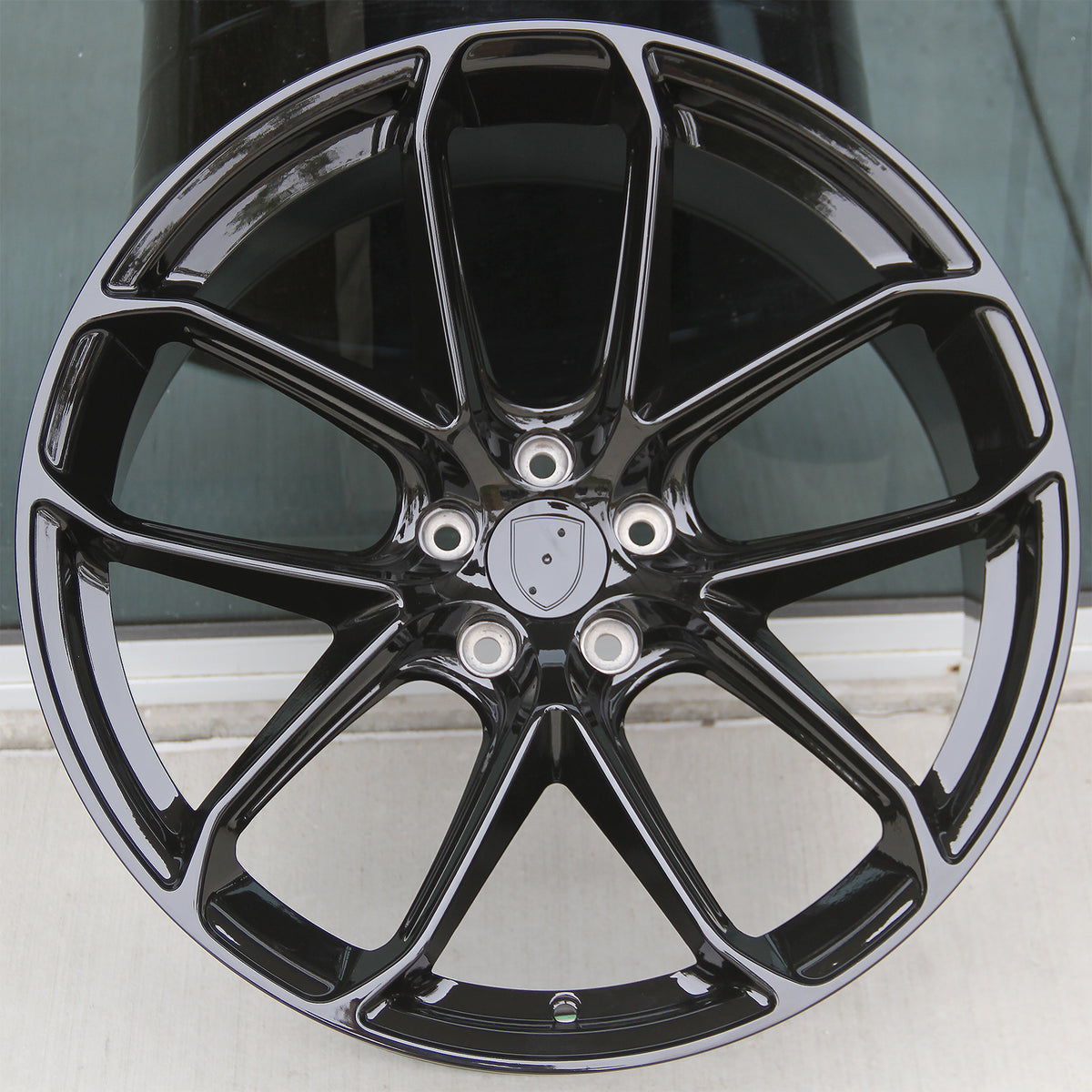 Porsche Wheels 2212 20x9/20x10 5x112 Gloss Black fit Macan S GTS Turbo ...
