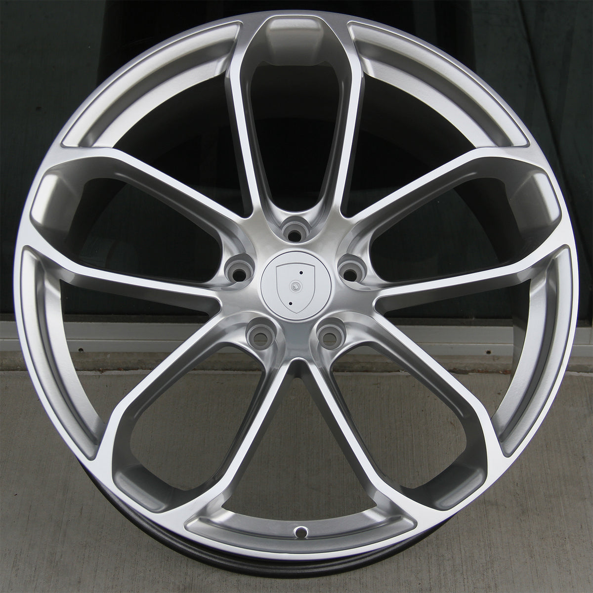 Porsche Wheels 2212 22x9.5/22x11 5x130 Hyper Silver fit Cayenne S GTS ...