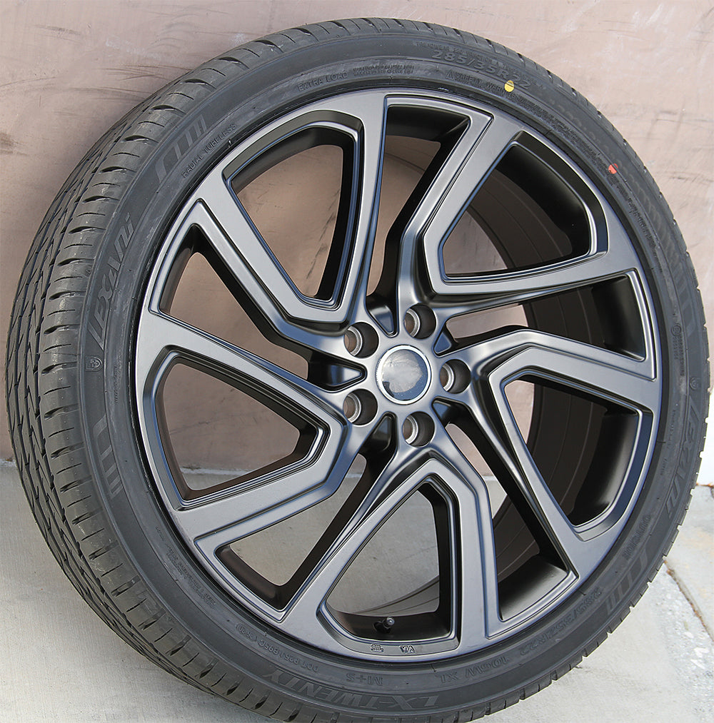 Land Rover Wheels 5352 20x9.0 5x108 Gloss Black fit Range Rover Evoque ...