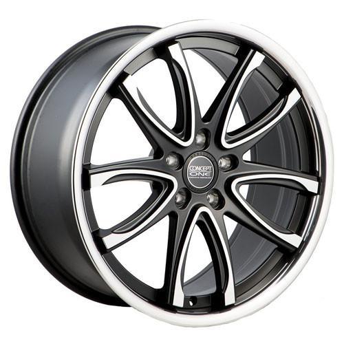 Concept One Wheels CR1 Matte Black Machined Chrome Lip – WheelplusUSA