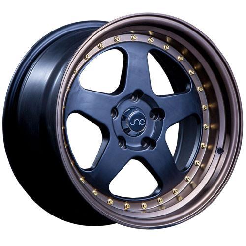 JNC Wheels JNC010 Matte Black Matte Bronze Lip – WheelplusUSA