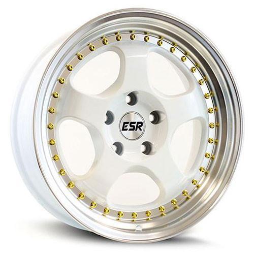 ESR Wheels SR06 Gloss White Machine Lip – WheelplusUSA
