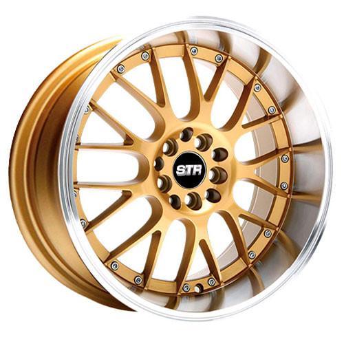 STR Wheels STR514 Gold Machined Lip – WheelplusUSA