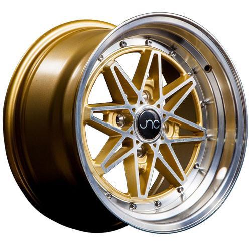 JNC Wheels JNC002 Gold Machined Face – WheelplusUSA