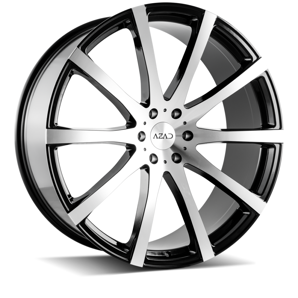 Azad Wheels AZ1970 Black Machined – WheelplusUSA