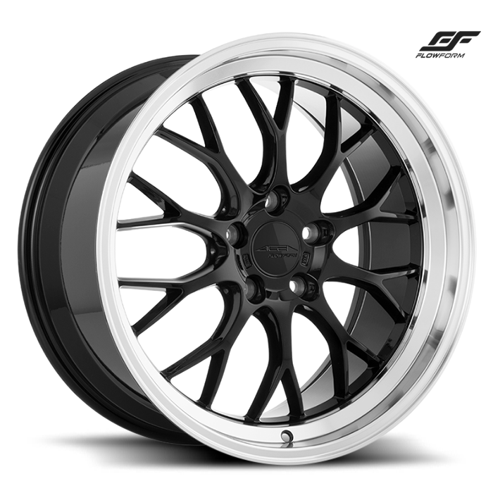 Ace Alloy Wheels AFF10 Gloss Piano Black Diamond Lip – WheelplusUSA