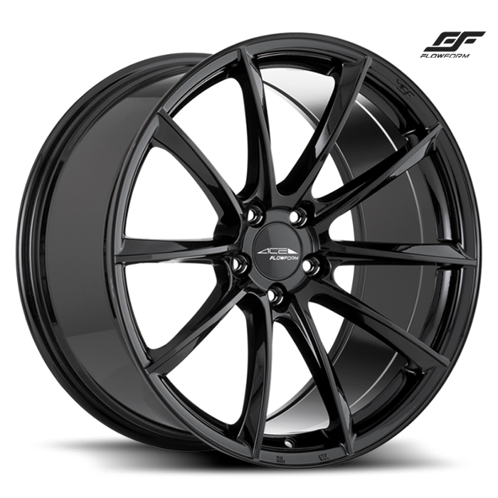 Ace Alloy Wheels AFF05 Gloss Piano Black – WheelplusUSA