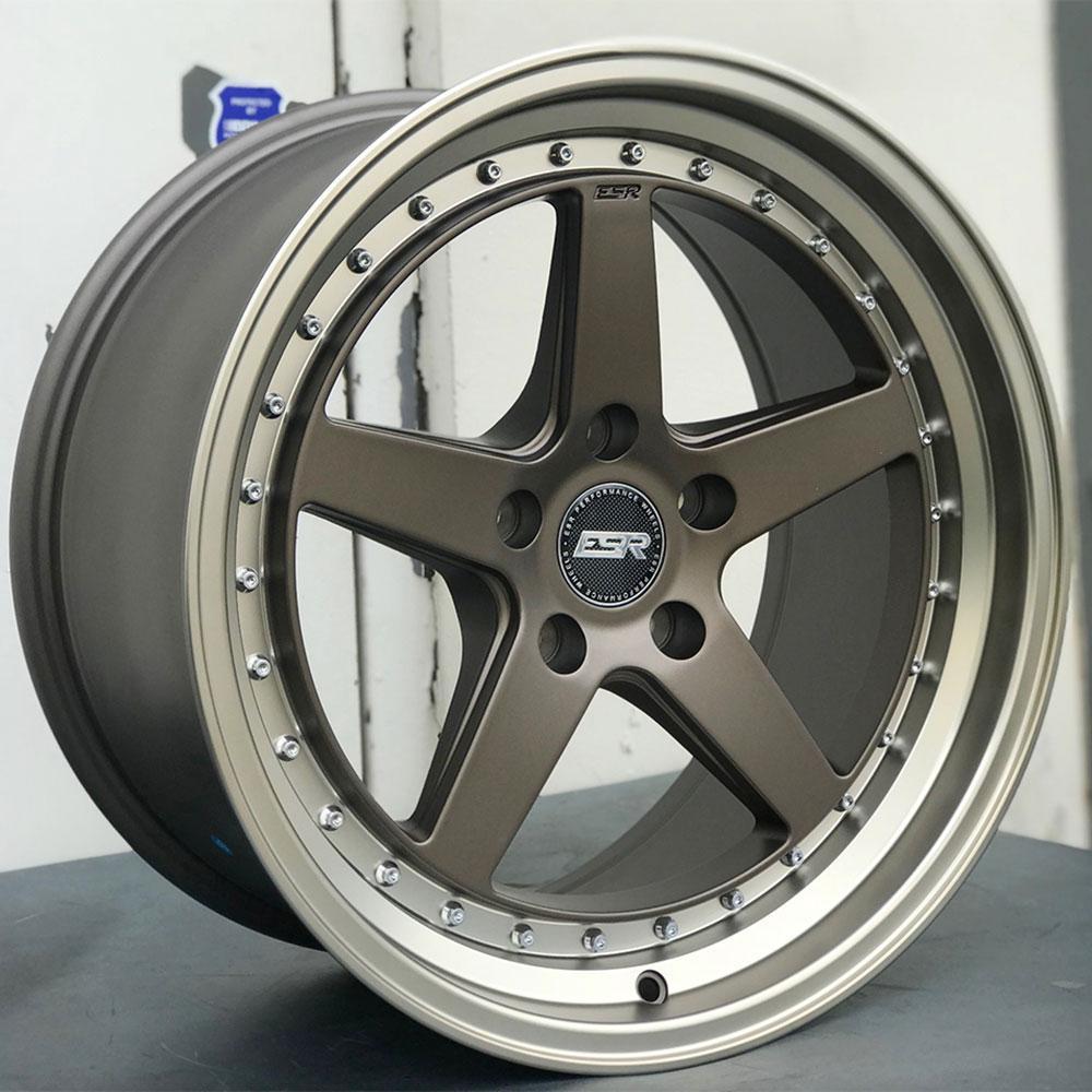 ESR Wheels CS5 Matte Bronze Machine Lip – WheelplusUSA