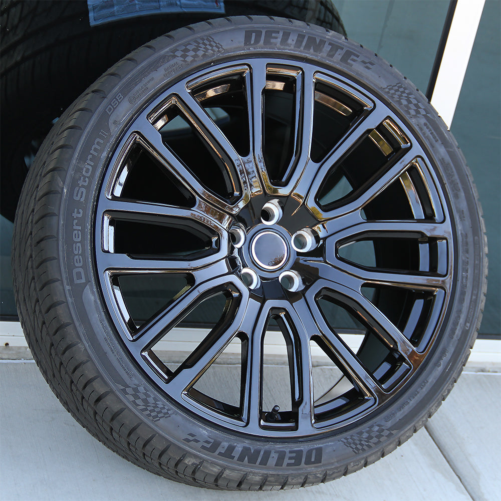 Land Rover Wheels L005 22x9.5 5x120 Gloss Black fit Range Rover Sport ...