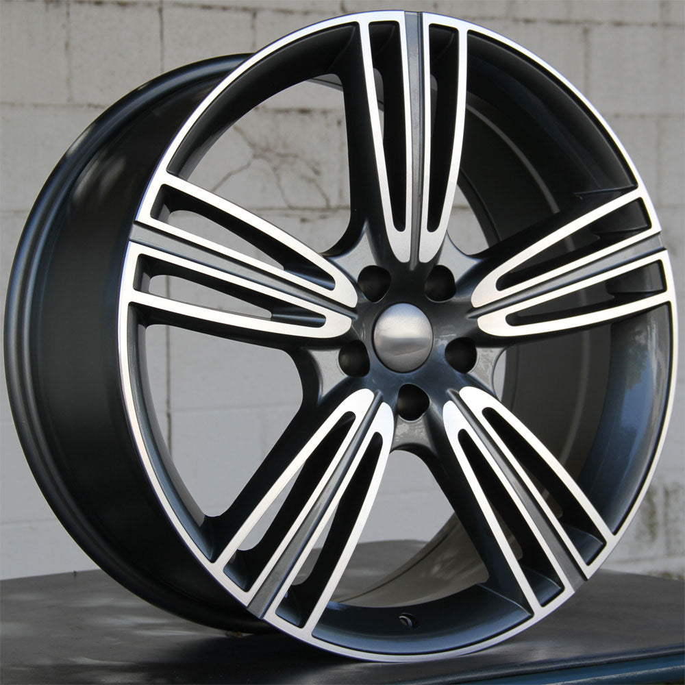 Audi Wheels 5416 20x9 5x112 Gunmetal Machined fit A4 S4 A5 S5 A6 S6 A7 ...