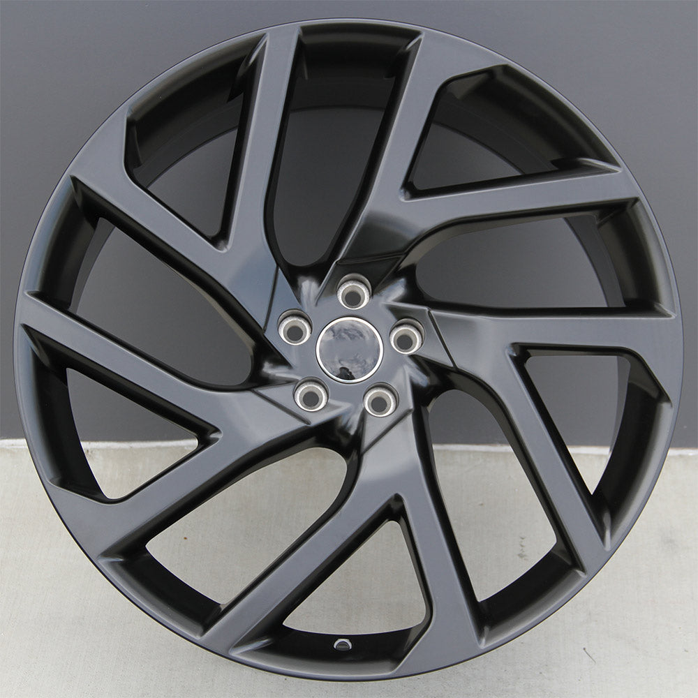 Land Rover Wheels 5494 22x9.0 5x108 Matte Black fit Range Rover Evoque ...