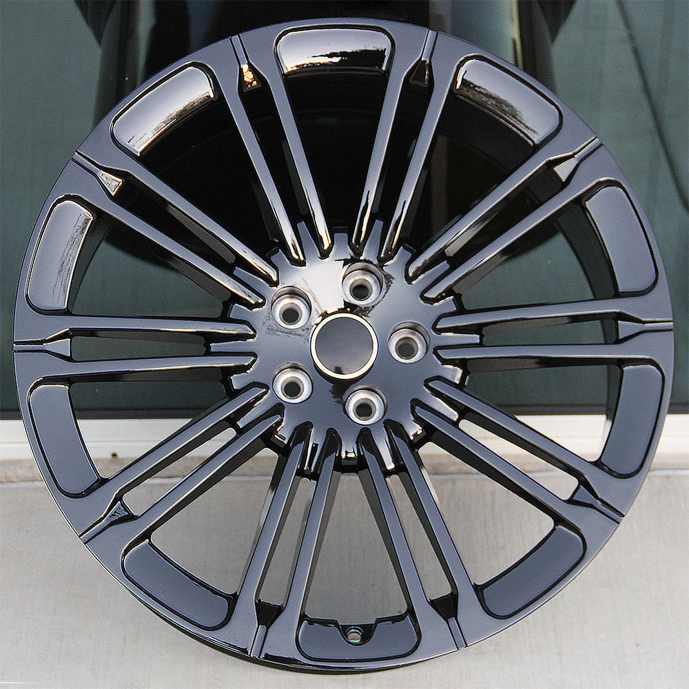 Land Rover Wheels 841 22x9.5 5x120 Gloss Black fit Range Rover Sport V ...