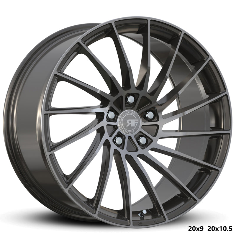 Road Force Wheels RFF3 Gunmetal Machined Face Ddt – WheelplusUSA