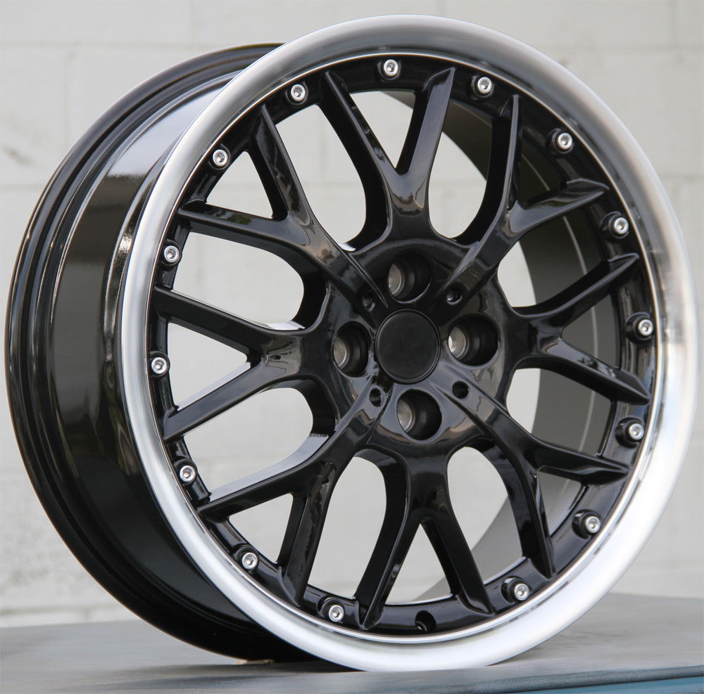 Mini Wheels 270 17x7 4x100 Black Machined fit Mini Cooper Clubman ...