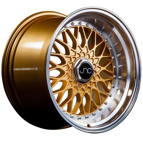 JNC Wheels JNC004 Gold Machined Lip Chrome – WheelplusUSA