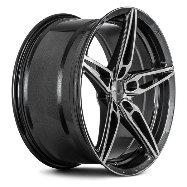 Ace Alloy Wheels AFF01 Mica Grey With Brushed Face Clear Coat ...