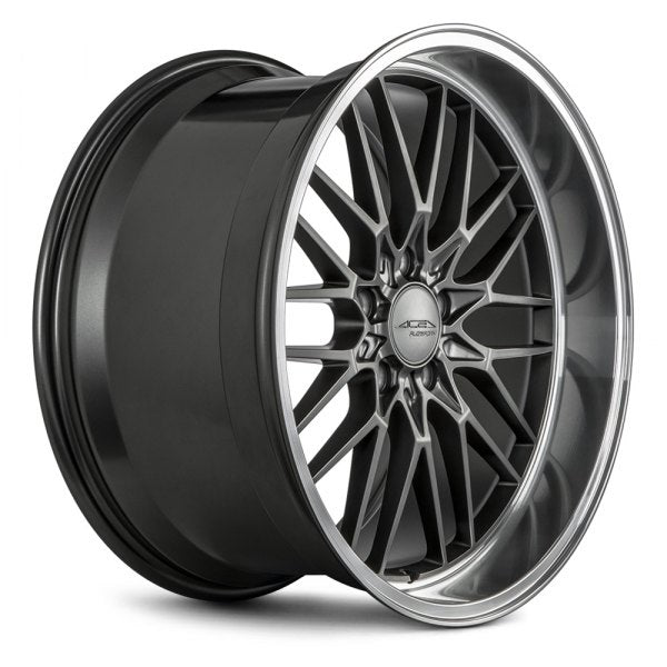 Ace Alloy Wheels AFF04 Titanium With Mirror Lip – WheelplusUSA
