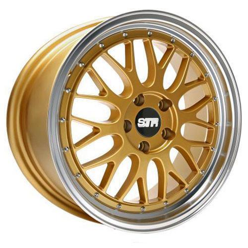 STR Wheels STR601 Gold Machined Lip – WheelplusUSA